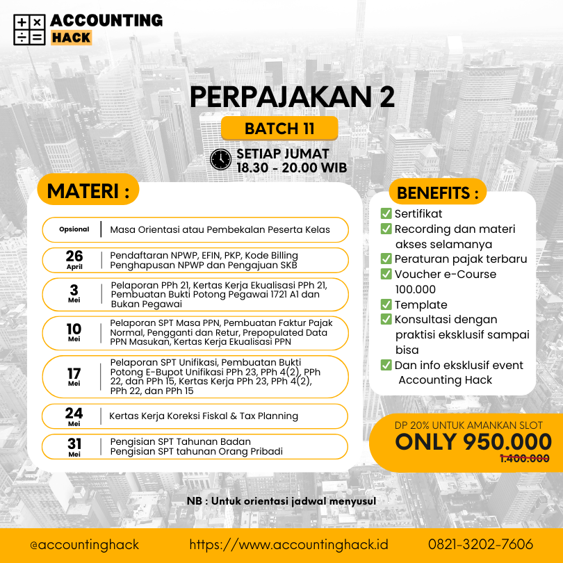 Perpajakan 2 Batch 11
